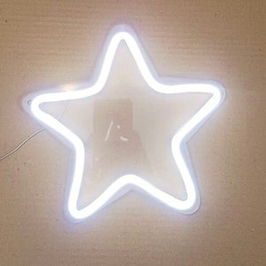 Christmas Star Led Neon, Christmas Star, Star Space Kid Room Flex ...