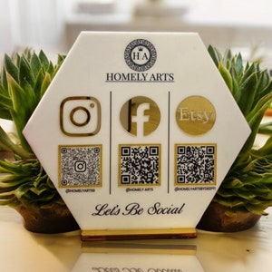 Custom QR Code Sign, Personalized QR Sign, Payment Method Sign, Shop ...