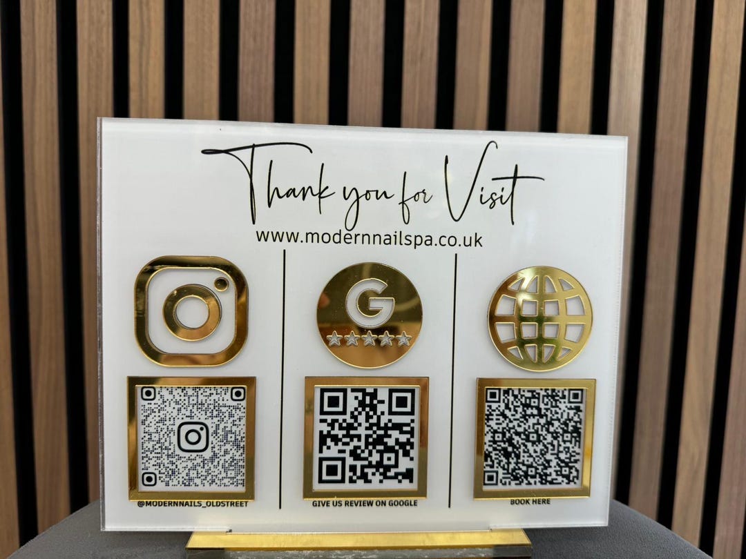 Custom QR Code Sign, Personalized QR Sign, Payment Method Sign, Shop ...