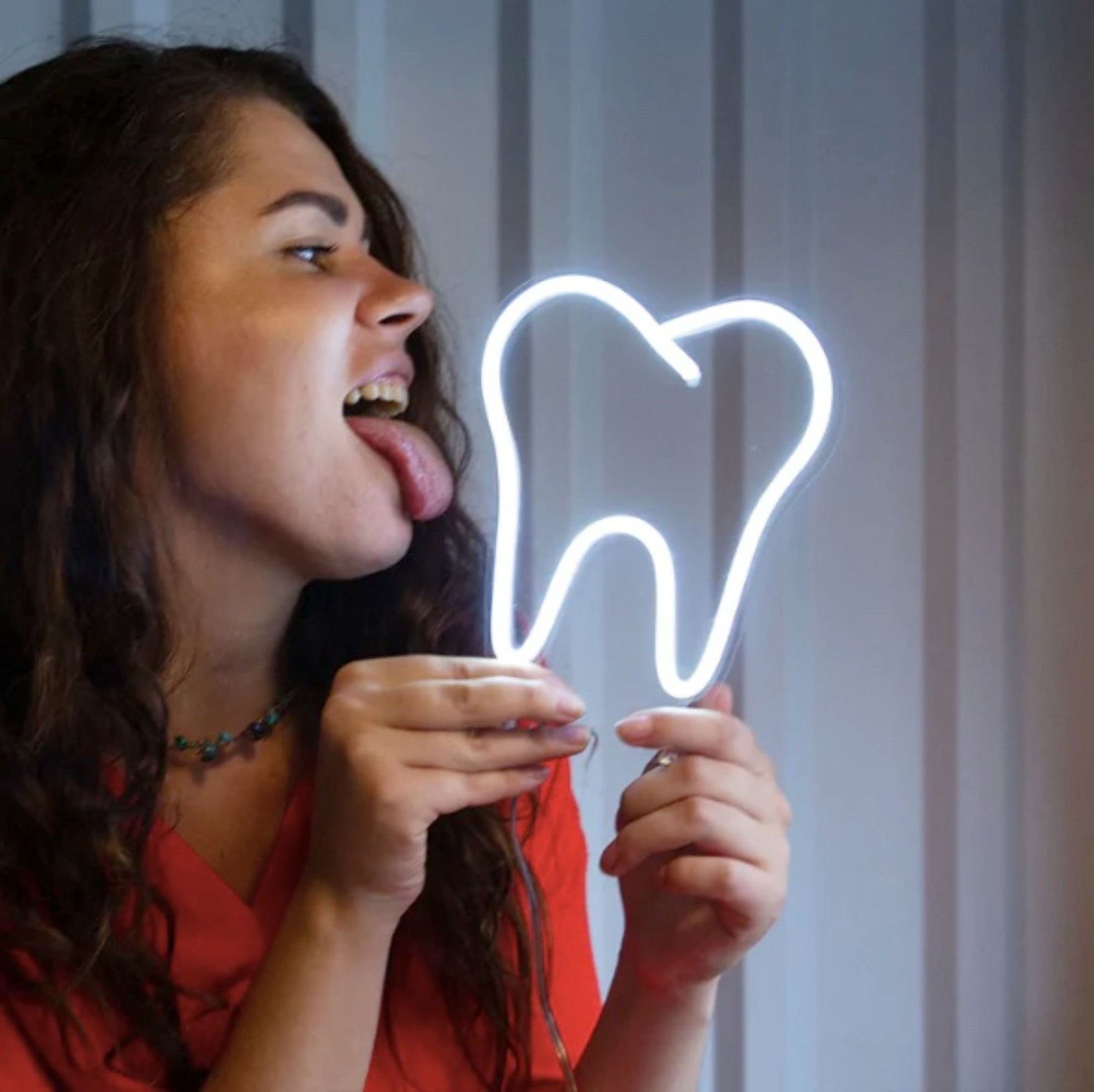 Tooth Neon Sign | White Tooth LED Neon | Medicine LED Light | Dentist ...