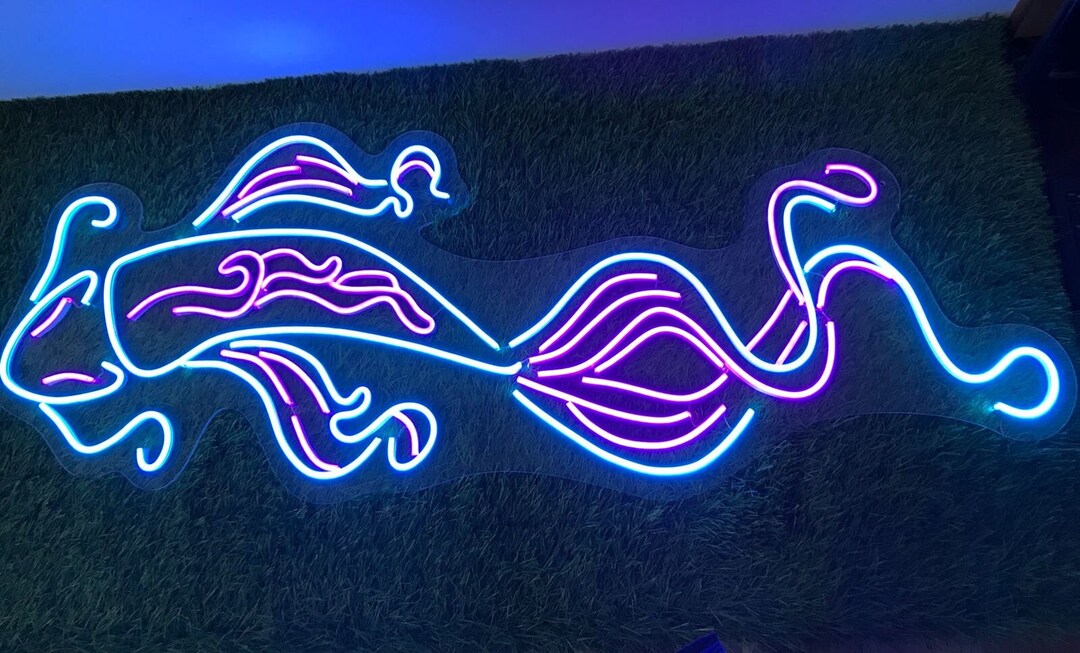 Koi Fish Neon Sign, Japanese Neon Sign, Custom Japan Neon Sign, Koi ...