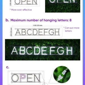 Led/neon - Alphabets - Numbers - Letters - NEON - Kids - Wall Decor ...