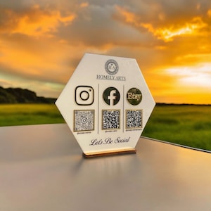 Custom QR Code Sign, Personalized QR Sign, Payment Method Sign, Shop ...