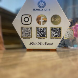 Custom QR Code Sign, Personalized QR Sign, Payment Method Sign, Shop ...
