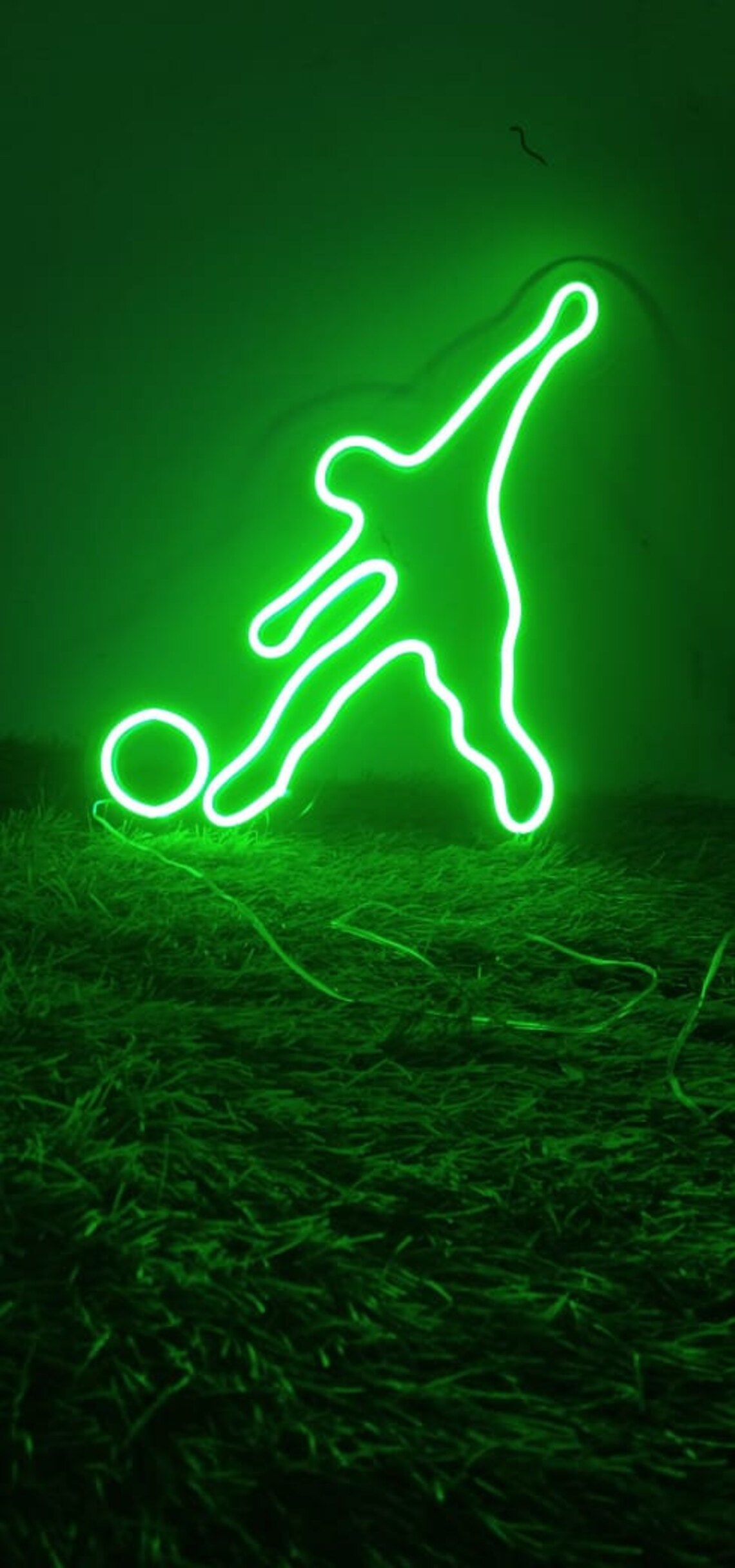Soccer Player - LED Neon Sign, Footballer Sport Led Neon Sign Decor for ...