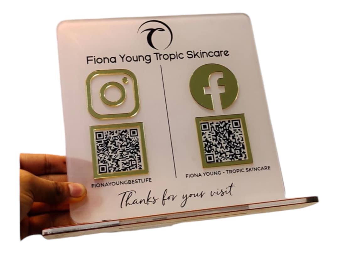 Custom QR Code Sign, Personalized QR Sign, Payment Method Sign, Shop ...