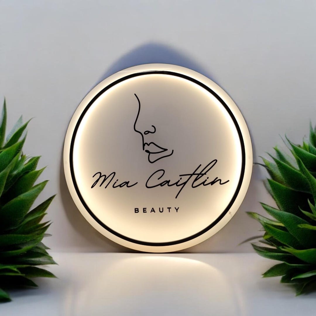 Custom Backlit Acrylic Sign | Acrylic Logo Sign | LED Business Sign ...