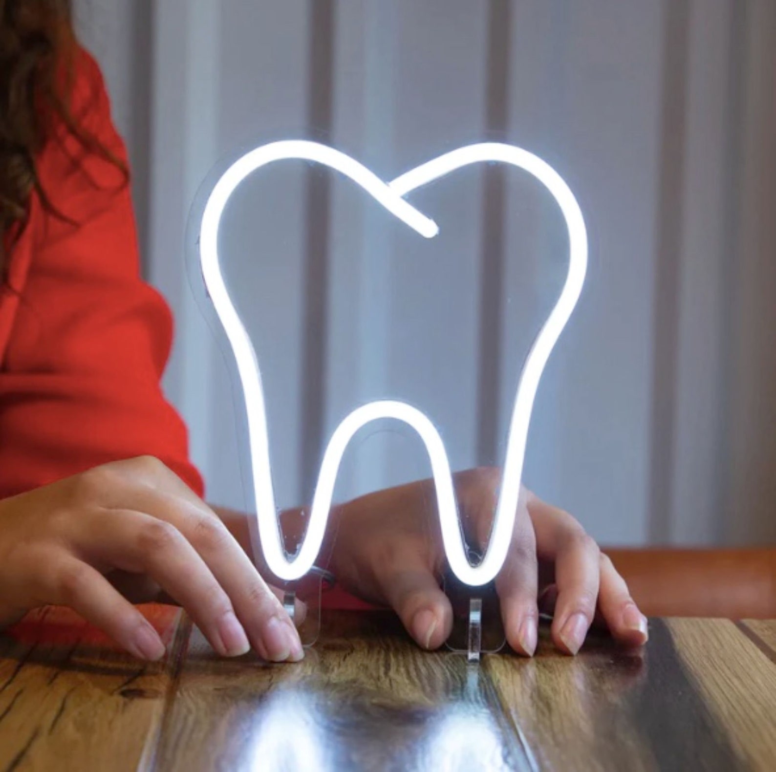 Tooth Neon Sign | White Tooth LED Neon | Medicine LED Light | Dentist ...