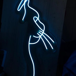 Cat Neon Sign Art Decor Neon Light Wall Art Signs Cute Cat Decor, Gift ...