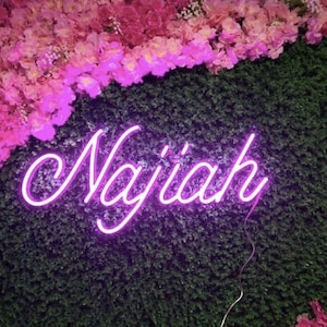 Custom Name Neon Sign for Kids, Kid Room Decorations, Home Decor Wall ...
