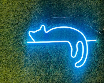 Cat Neon Sign Art Decor Neon Light Wall Art Signs Cute Cat Decor, Gift ...