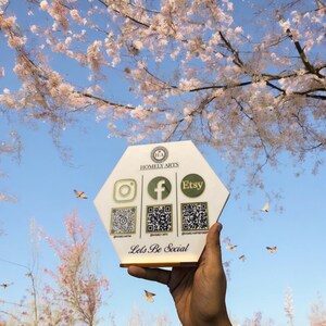 Custom QR Code Sign, Personalized QR Sign, Payment Method Sign, Shop ...