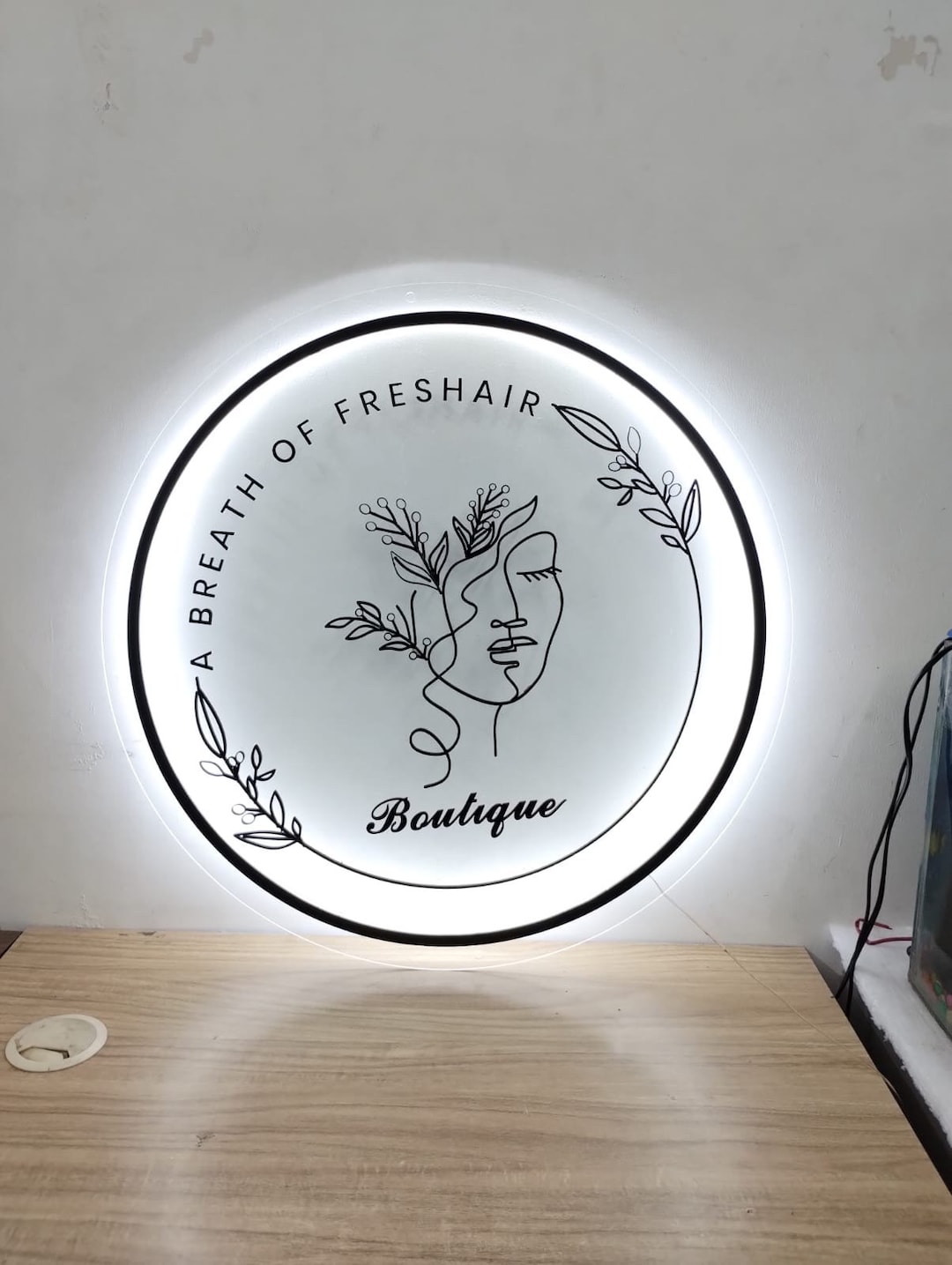 Custom Backlit Acrylic Sign | Acrylic Logo Sign | LED Business Sign ...