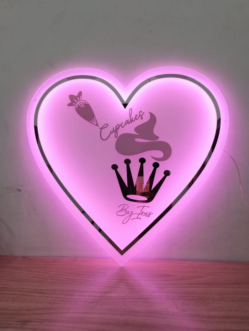 Custom Backlit Acrylic Sign | Acrylic Logo Sign | LED Business Sign ...
