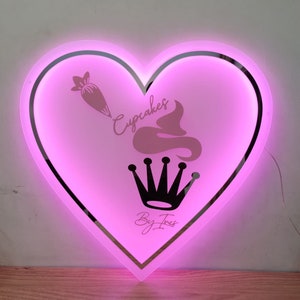 Custom Backlit Acrylic Sign | Acrylic Logo Sign | LED Business Sign ...