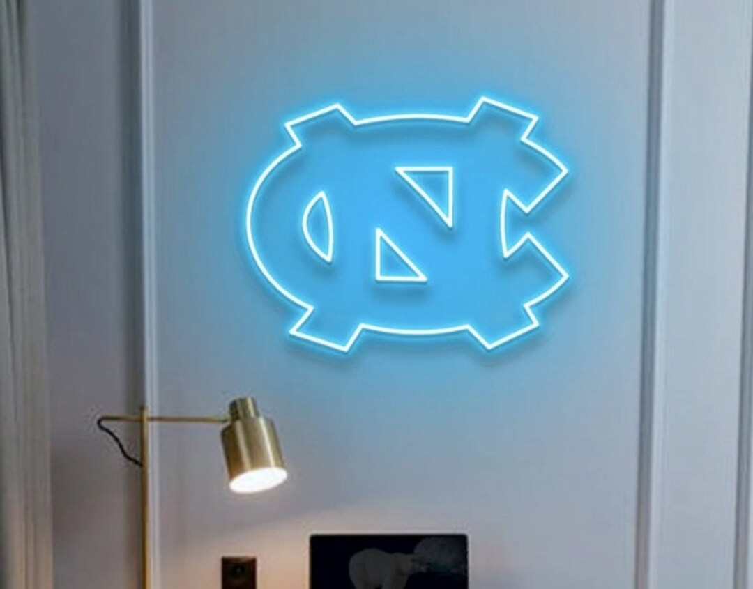 North Carolina Tar Heels Sign NCAA Team Signage Custom Neon - Etsy