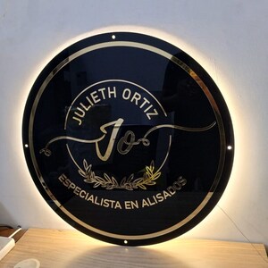 Custom Backlit Acrylic Sign | Acrylic Logo Light Sign | LED Business ...