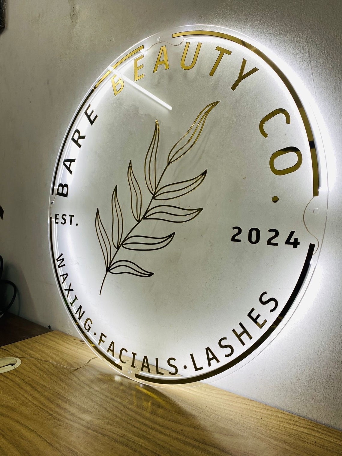 Custom Backlit Acrylic Sign | Acrylic Logo Sign | LED Business Sign ...