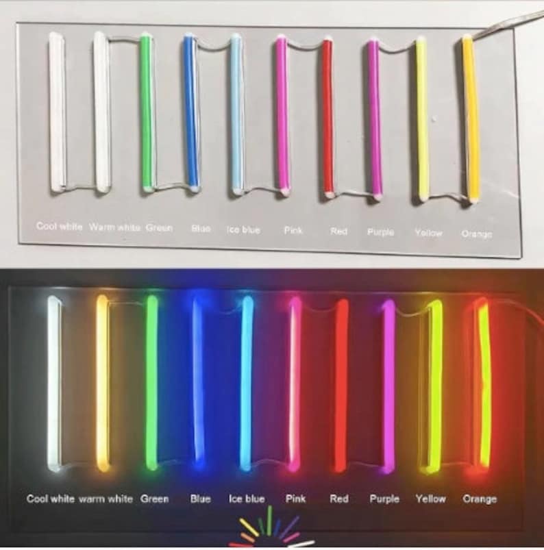 Flex Neon Sign Bar Pub Club Acrylic Wall Hanging Flexible Sign ...
