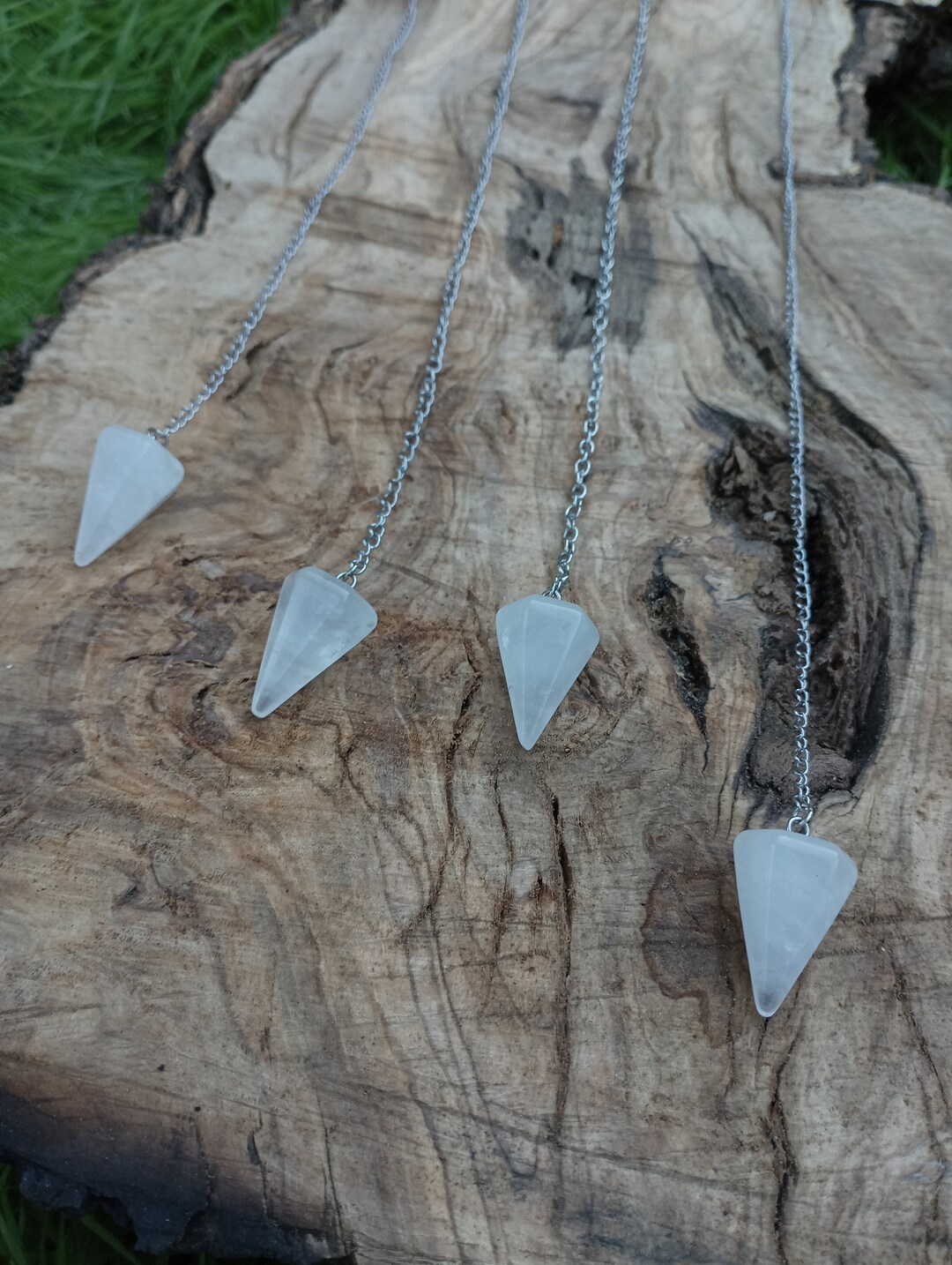 Bone and Quartz Pendulums - Etsy