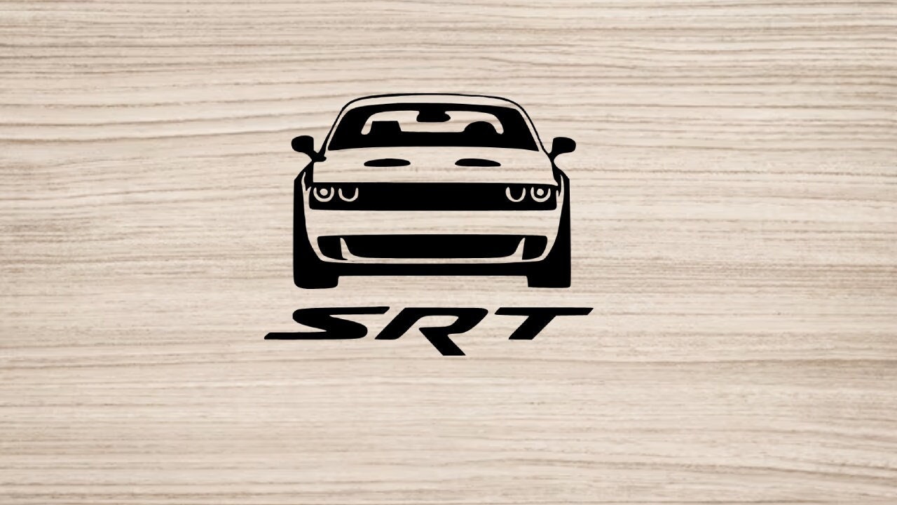 Dodge Challenger SRT SVG - Etsy Australia