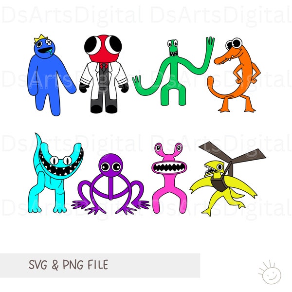 Roblox Rainbow Friends Svg - Etsy