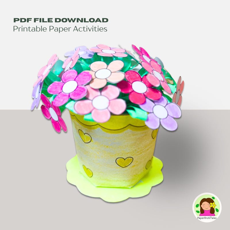 Folded Paper Flower Art - Etsy