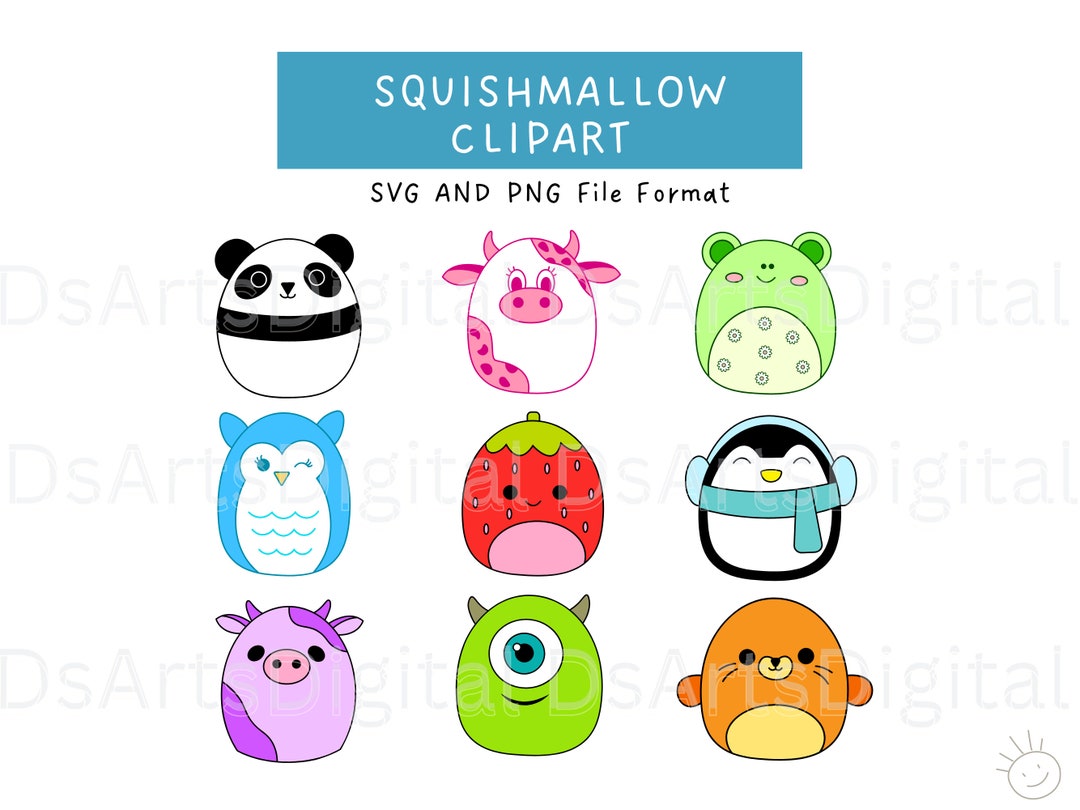 Squishmallows svg Squishmallows png hohe Auflösung gut für - Etsy.de