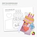 DIY Happy Birthday Coloring Card: Kids' Paper Craft Activity (PDF ...