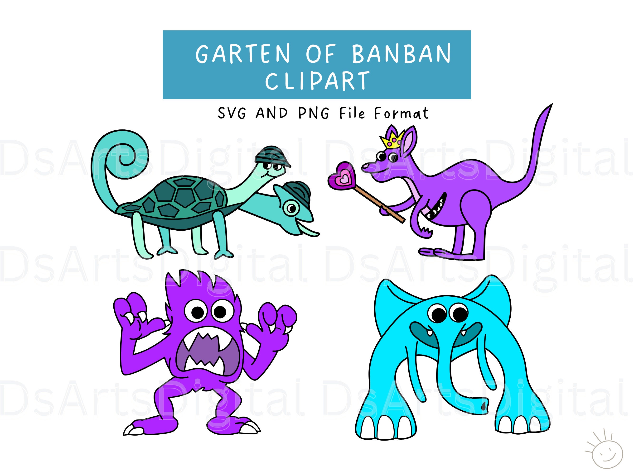 Jardín de Banban SVG y PNG Tamataki chamataki Reina - Etsy México