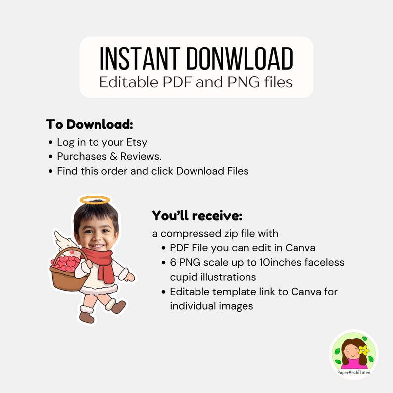 Cupido de San Valentín: cara recortable para niños, decoración para ...