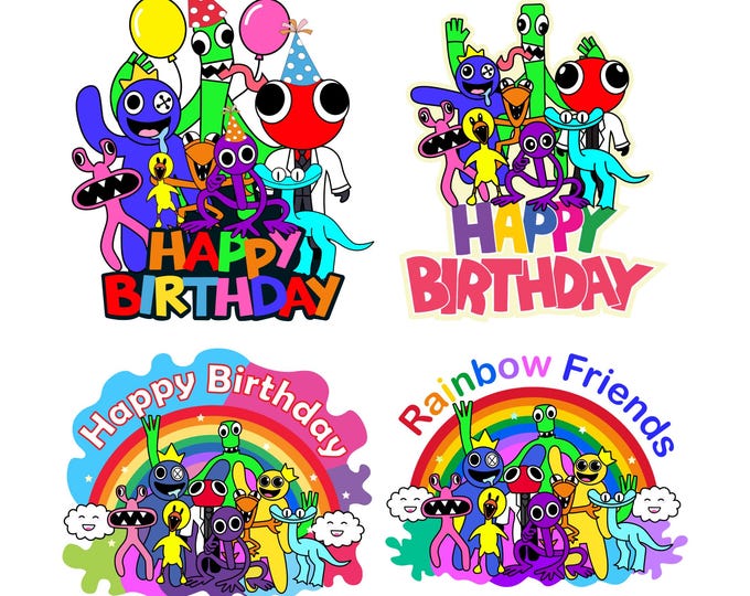 Rainbow Friends Png - Etsy
