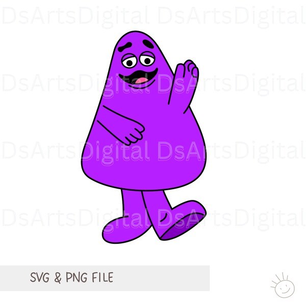 Grimace Png - Etsy