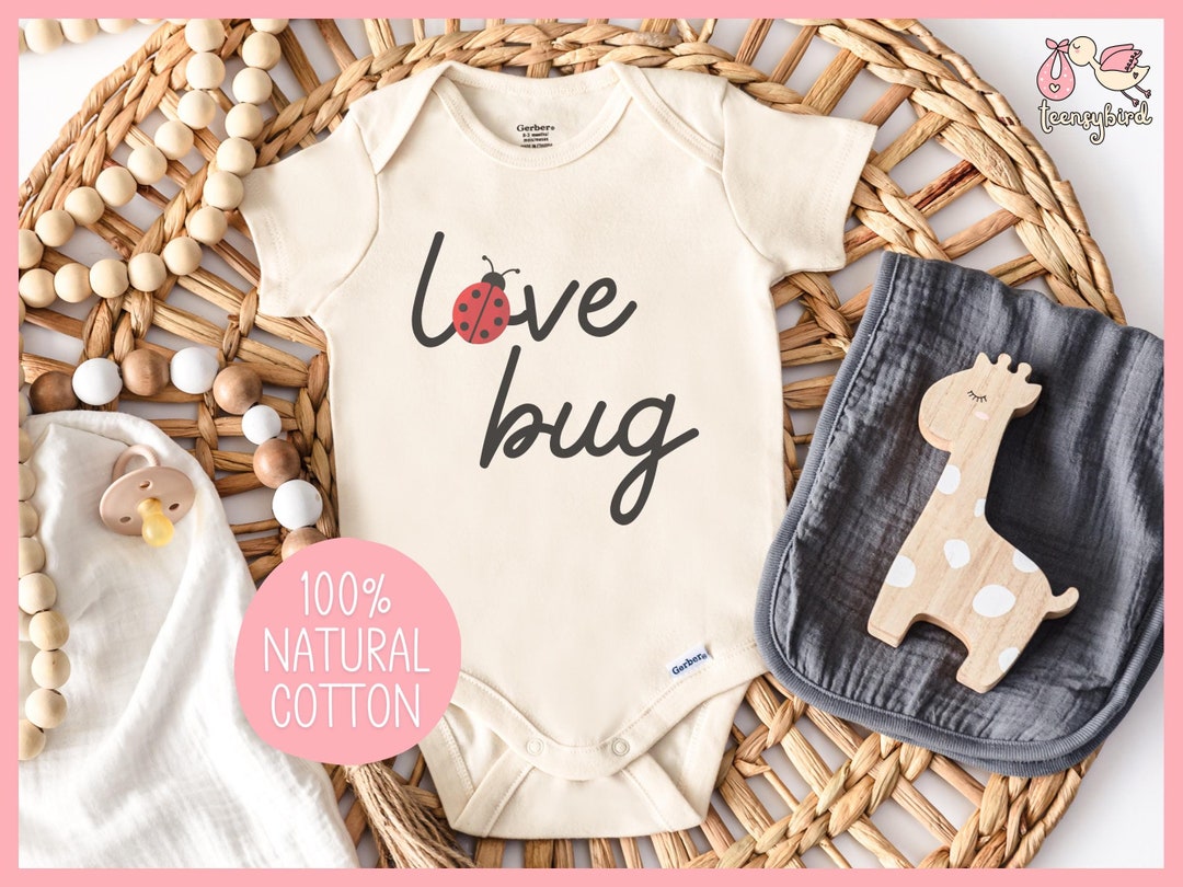 Love Bug Baby Onesie®, Ladybug Baby Romper, Cute Baby Bug Baby Shower ...