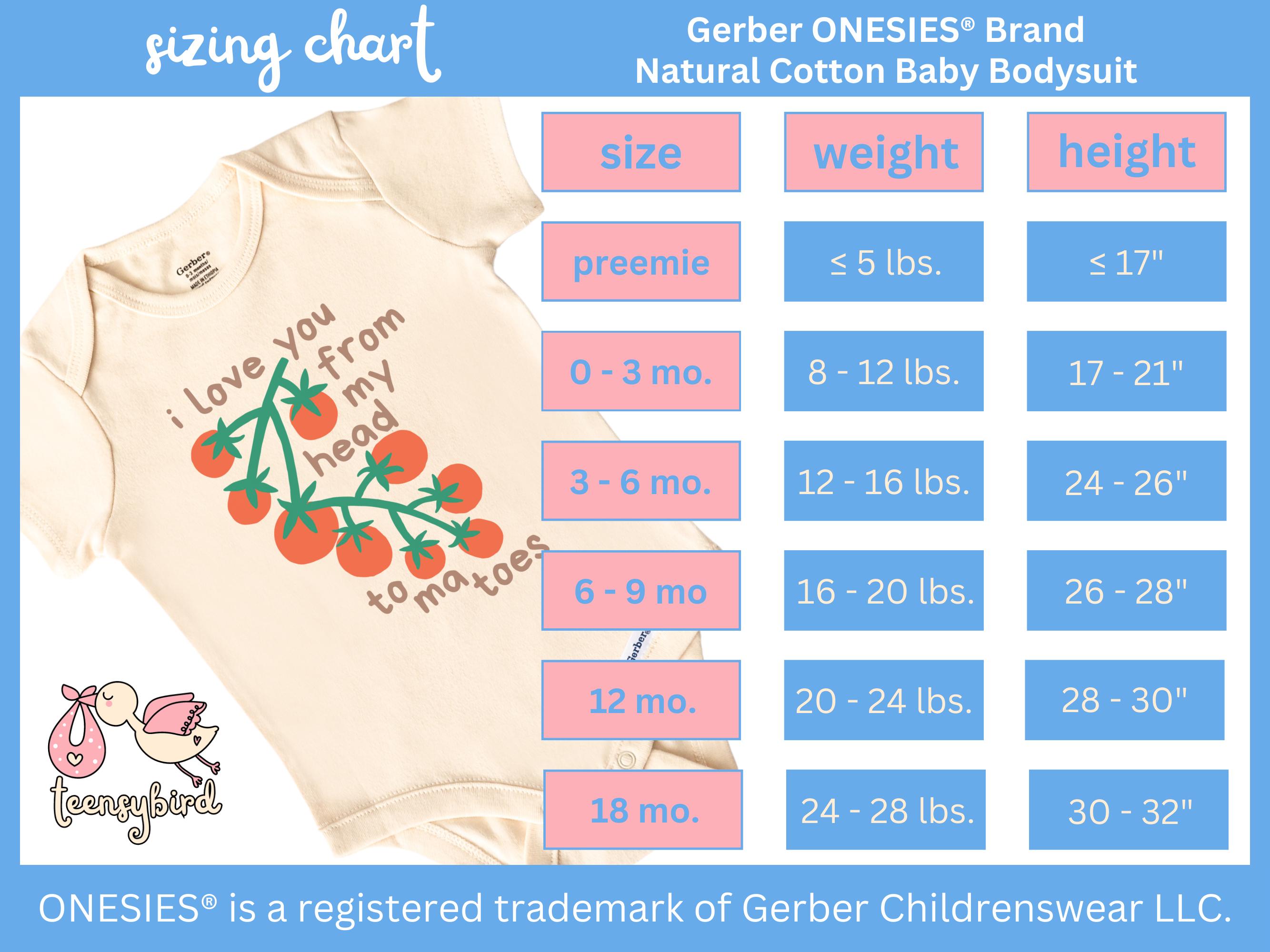 Cute Tomatoes Onesie®, I Love You From My Head Tomatoes Baby Bodysuit ...