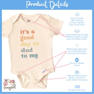 Read to Me Onesie®, It's a Good Day to Read to Me Baby Bodysuit ...
