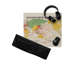 Vintage Map Mouse Pad - Etsy