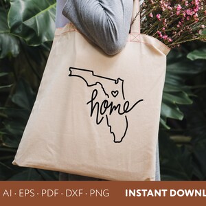 Florida SVG Hand Lettered Minimalist | Florida State Outline Svg, Png ...