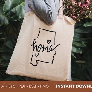 Alabama SVG Hand Lettered Minimalist | Alabama State Outline Svg, Png ...