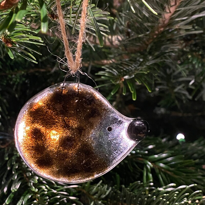Glass Hedgehog - Etsy