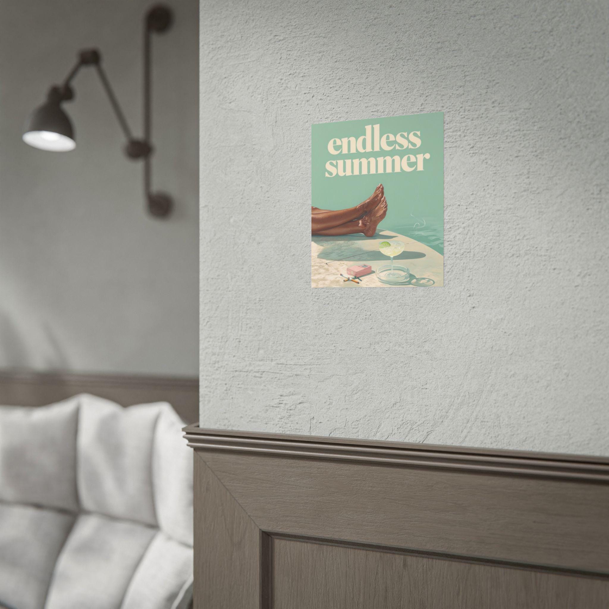 Endless Summer Rolled Posters - Chill Vibes Wall Art for Summer Lovers ...