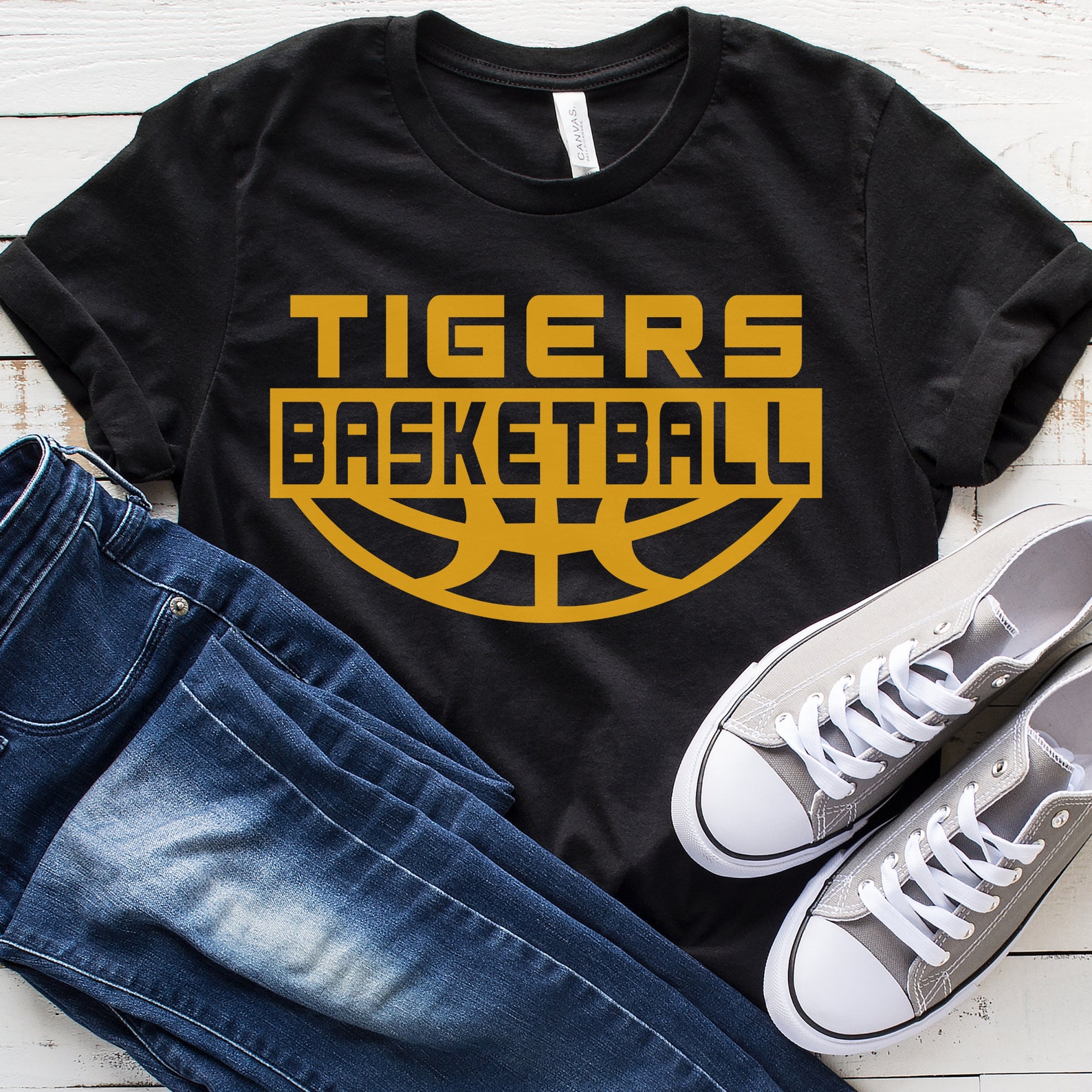 Tigers Basketball Tiger Basketball Mascot Logo Sublimation Shirt Design ...