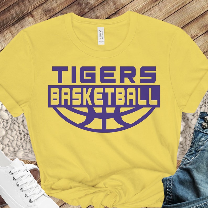 Tigers Basketball Tiger Basketball Mascot Logo Sublimation Shirt Design ...