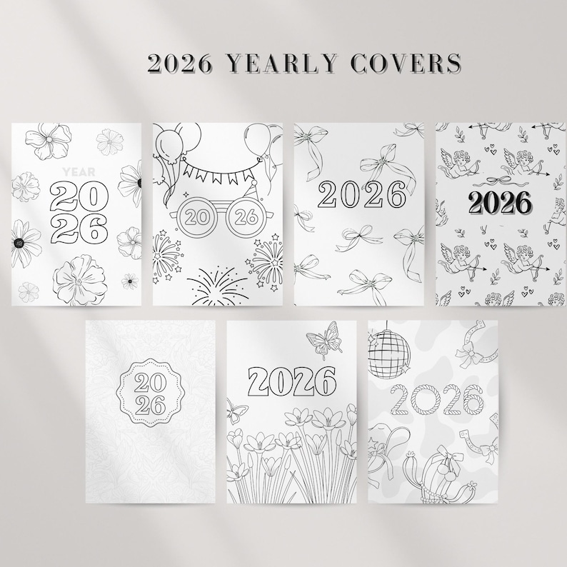 2026 Premade Mega Bullet Planner Journal Pages, Monthly Yearly, 2026 ...