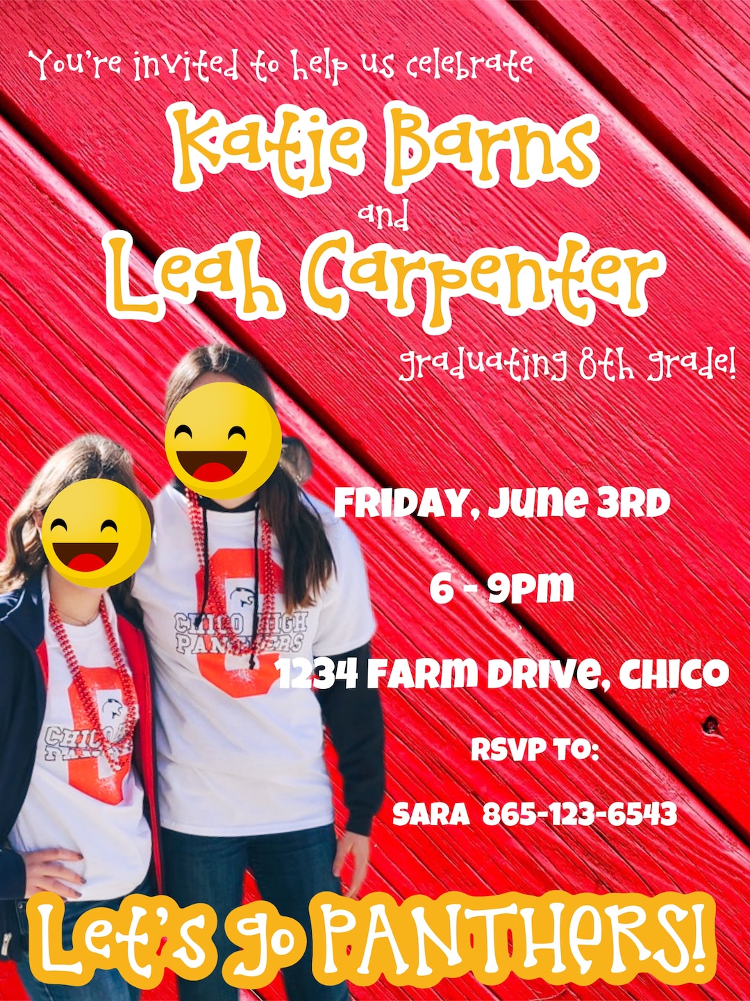 Custom Graduation Invitation - Etsy