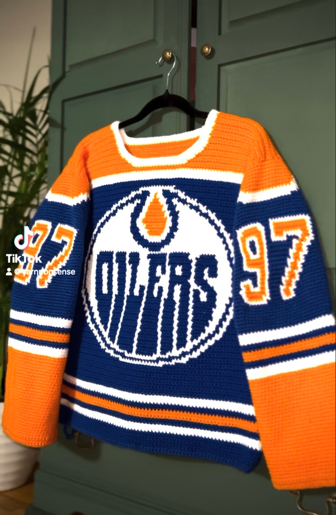 Edmonton Oilers Jersey Crochet Pattern - Etsy Canada