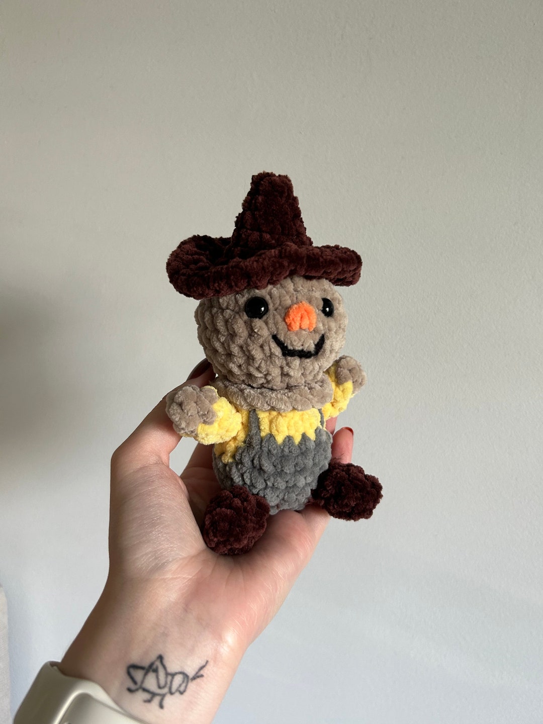 Crochet Scarecrow Plushie - Etsy