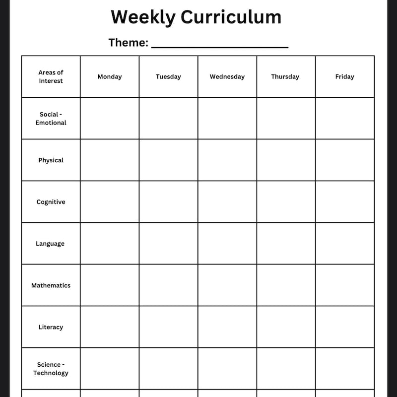 Infant Curriculum - Etsy