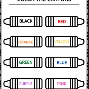 Early Learners Worksheet Pages - Etsy