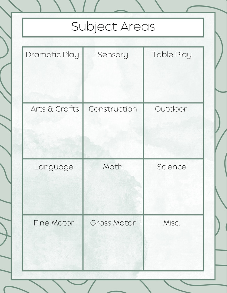 Teacher Planner - Minimalist Design - Etsy